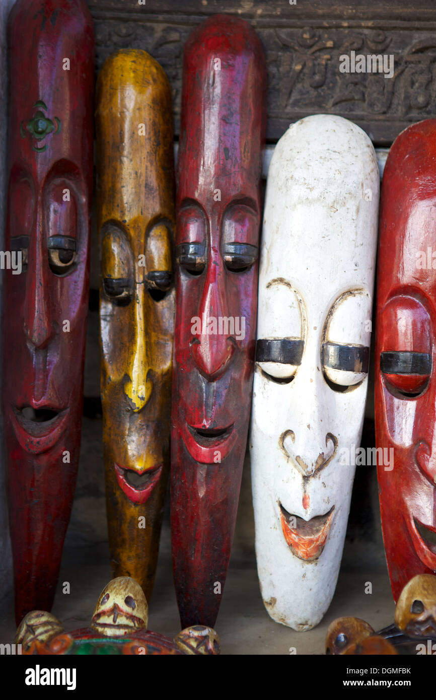 Wooden masks nepal hi-res stock photography and images - Alamy