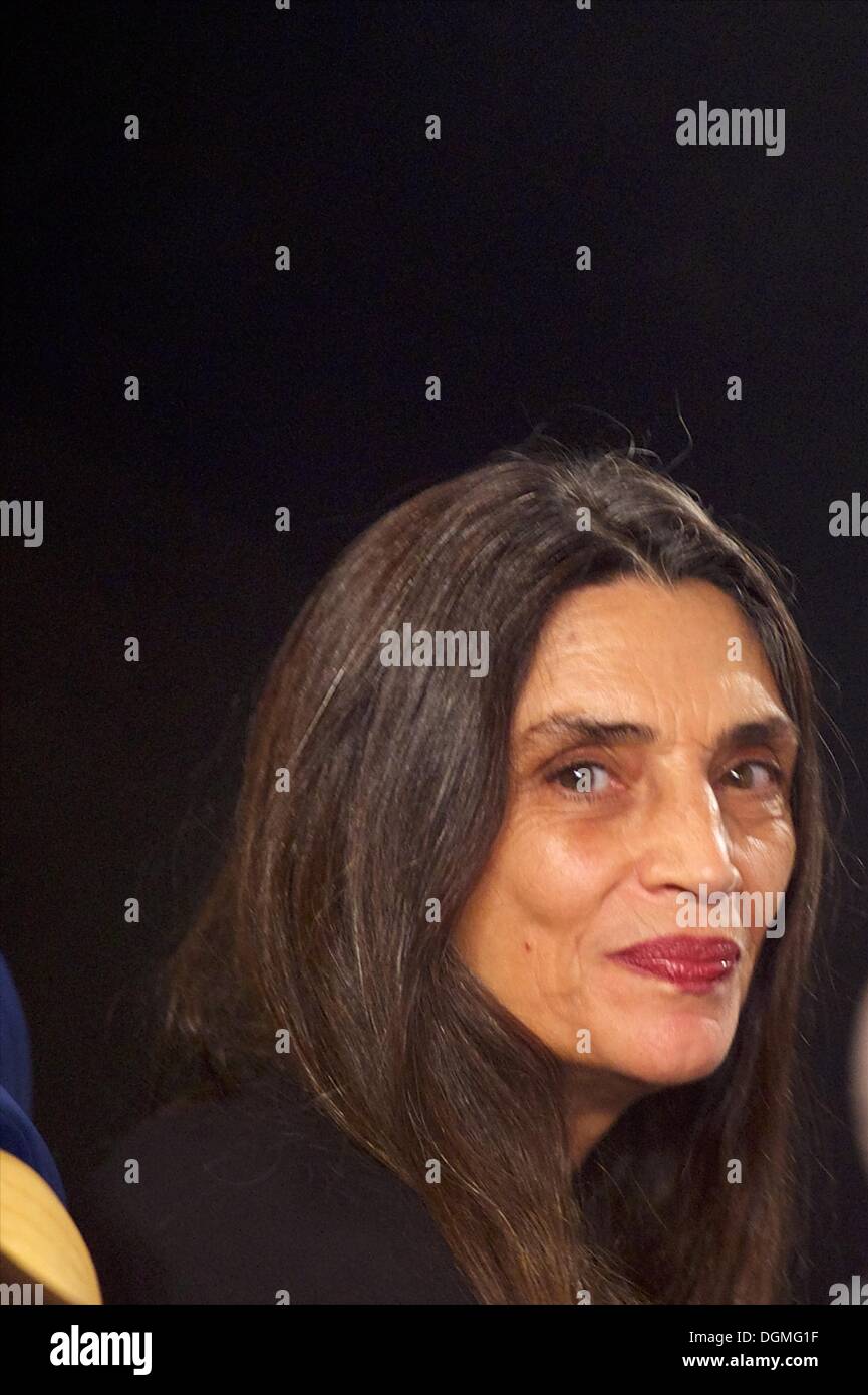 Madrid, Spain. 23rd Oct, 2013. Spanish actress Angela Molina receives ...
