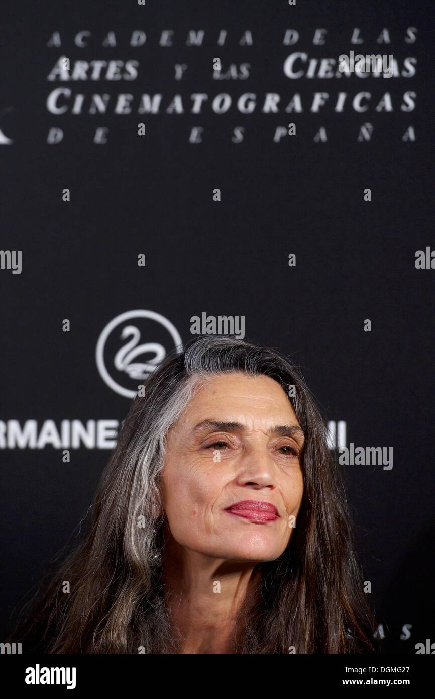 Madrid, Spain. 23rd Oct, 2013. Spanish actress Angela Molina receives ...
