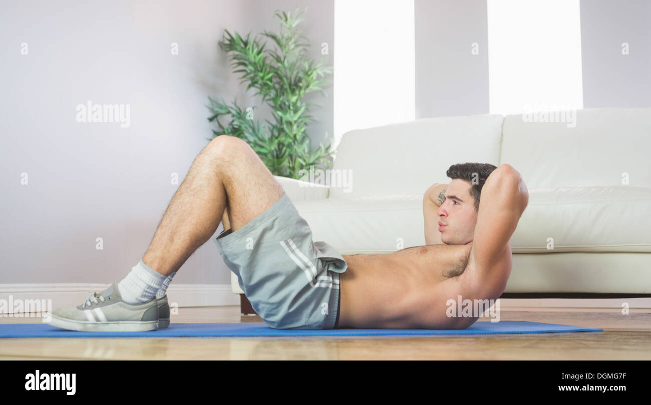 Young sporty handsome man hi-res stock photography and images - Alamy