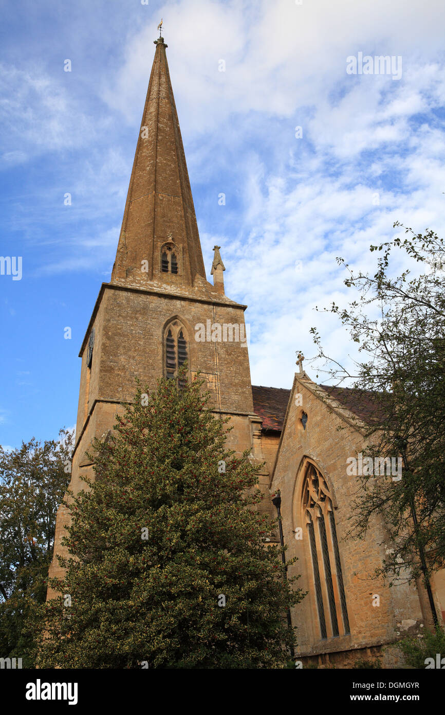 Mickleton church, Cotswolds, Worcestershire, England, UK Stock Photo ...