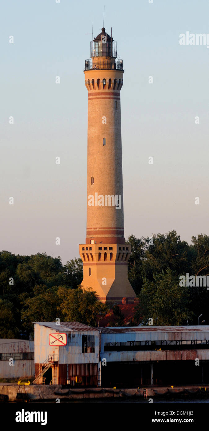The highest lighthouse at the Baltic sea, Swinoujscie, Poland, Europe ...