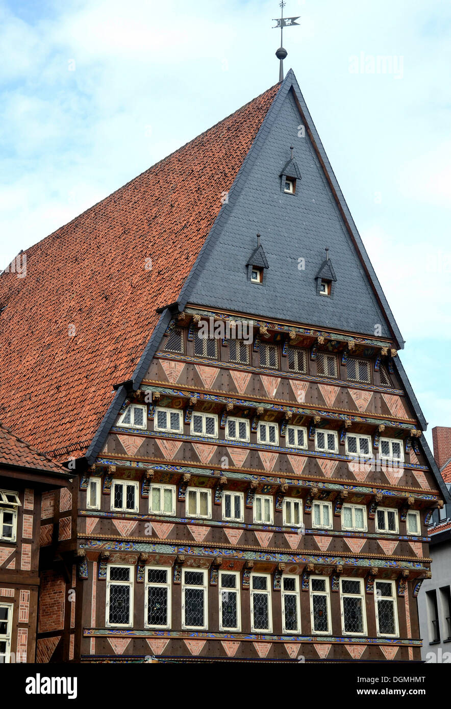 Butchers' Guild Hall, Knochenhauer Amtshaus, in Hildesheim, Lower ...