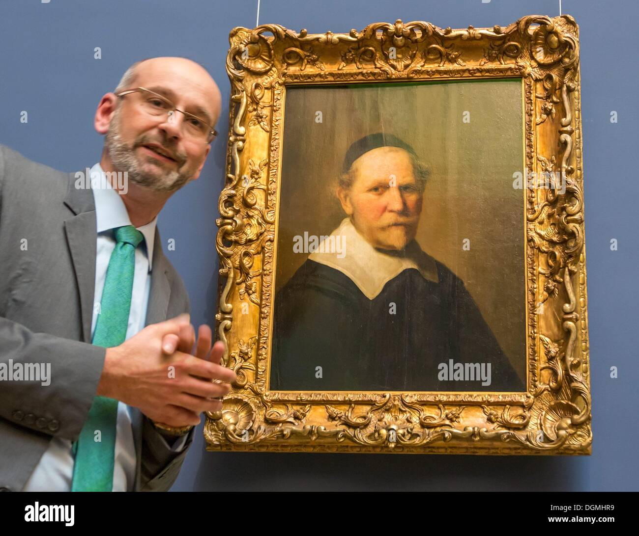 Gotha, Germany. 16th Oct, 2013. Martin Eberle, the director of the ...