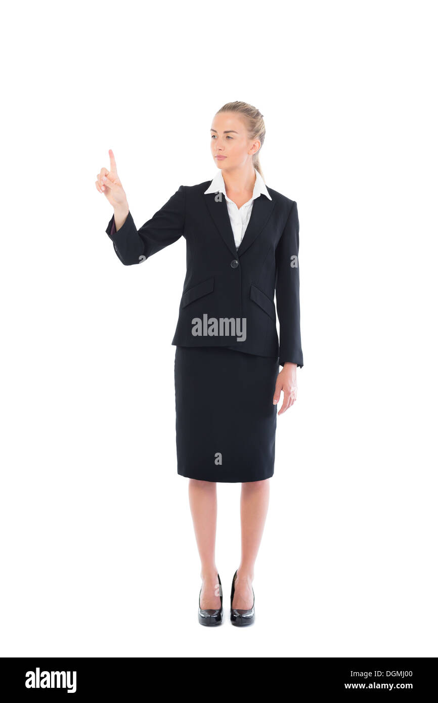 Woman business hand presentation Cut Out Stock Images & Pictures - Alamy