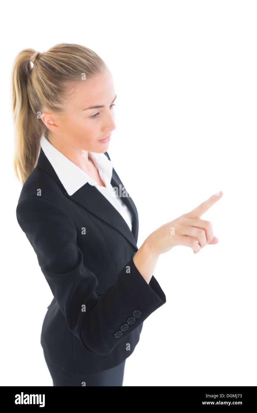 Young beautiful caucasian business Cut Out Stock Images & Pictures - Alamy