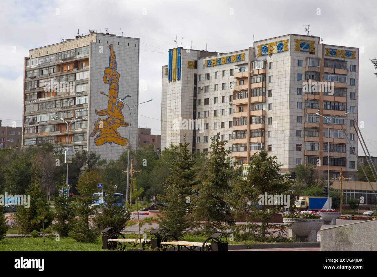 buildings in Temirtau, Kazakhstan Stock Photo - Alamy