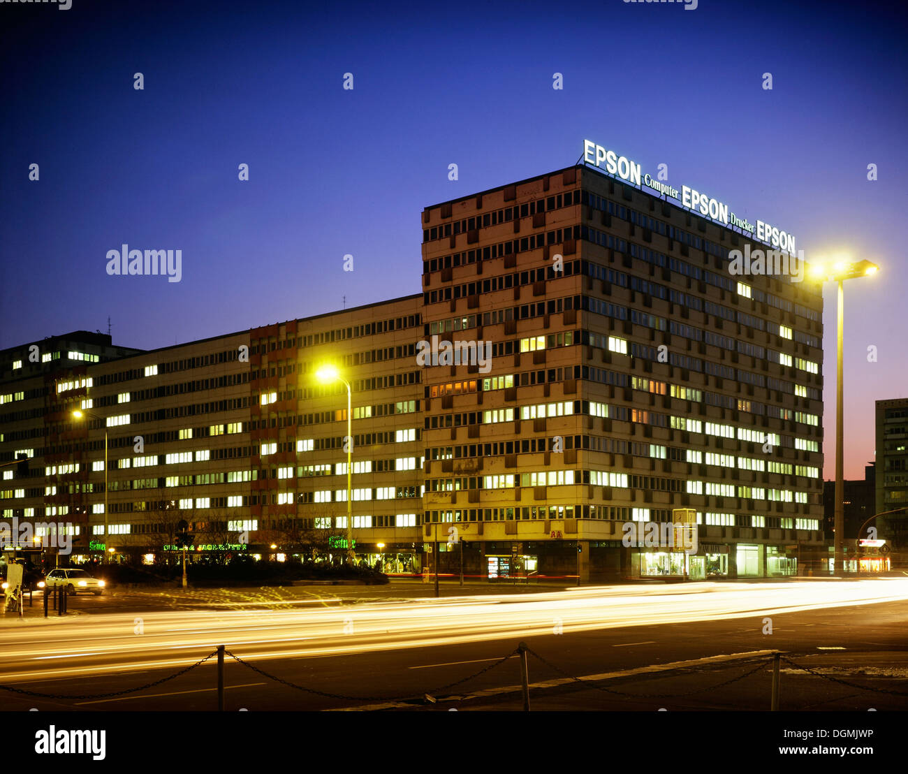 Berlin, Germany, the home of the GDR statistics at Alexanderplatz at ...