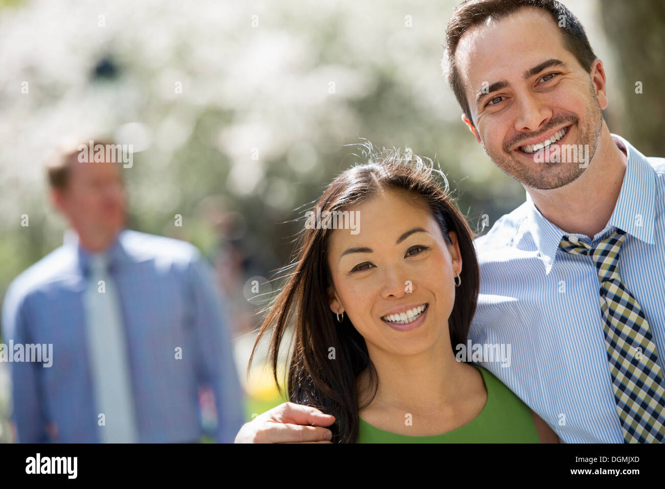 Three asian people hi-res stock photography and images - Alamy