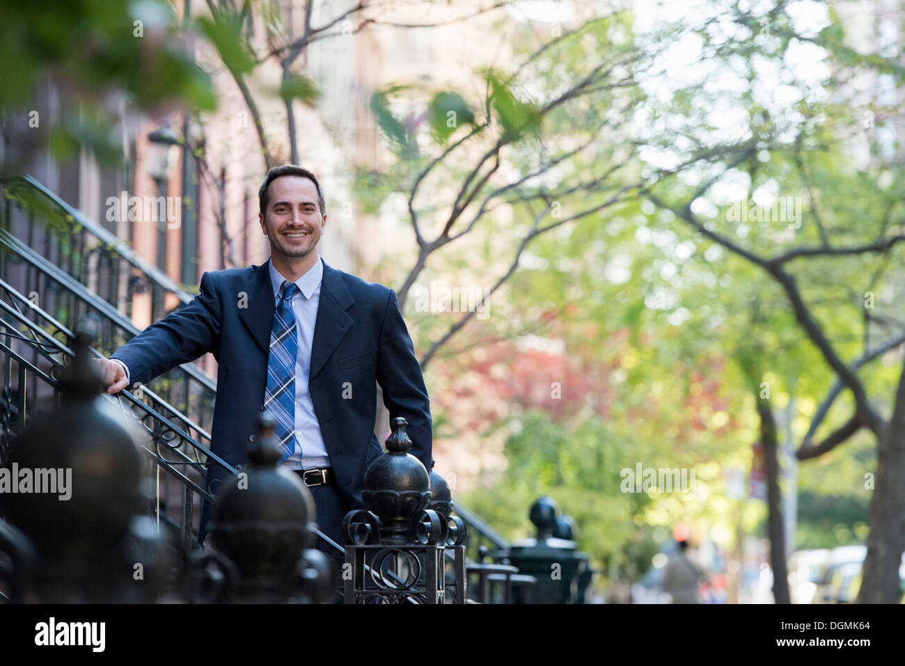 Man standing on the road hi-res stock photography and images - Alamy