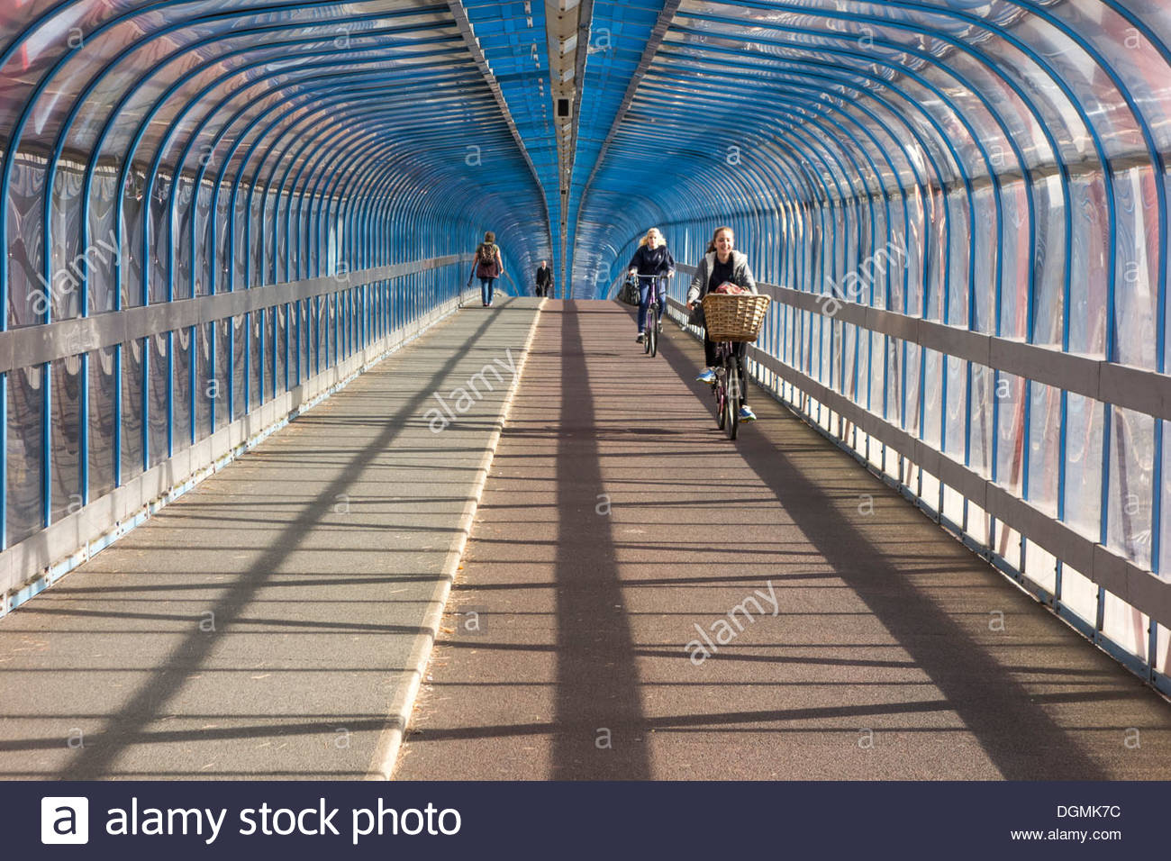 Enclosed Pedestrian Bridge High Resolution Stock Photography and Images ...