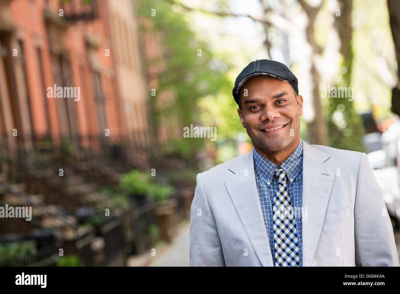 African family man in jacket hi-res stock photography and images - Alamy