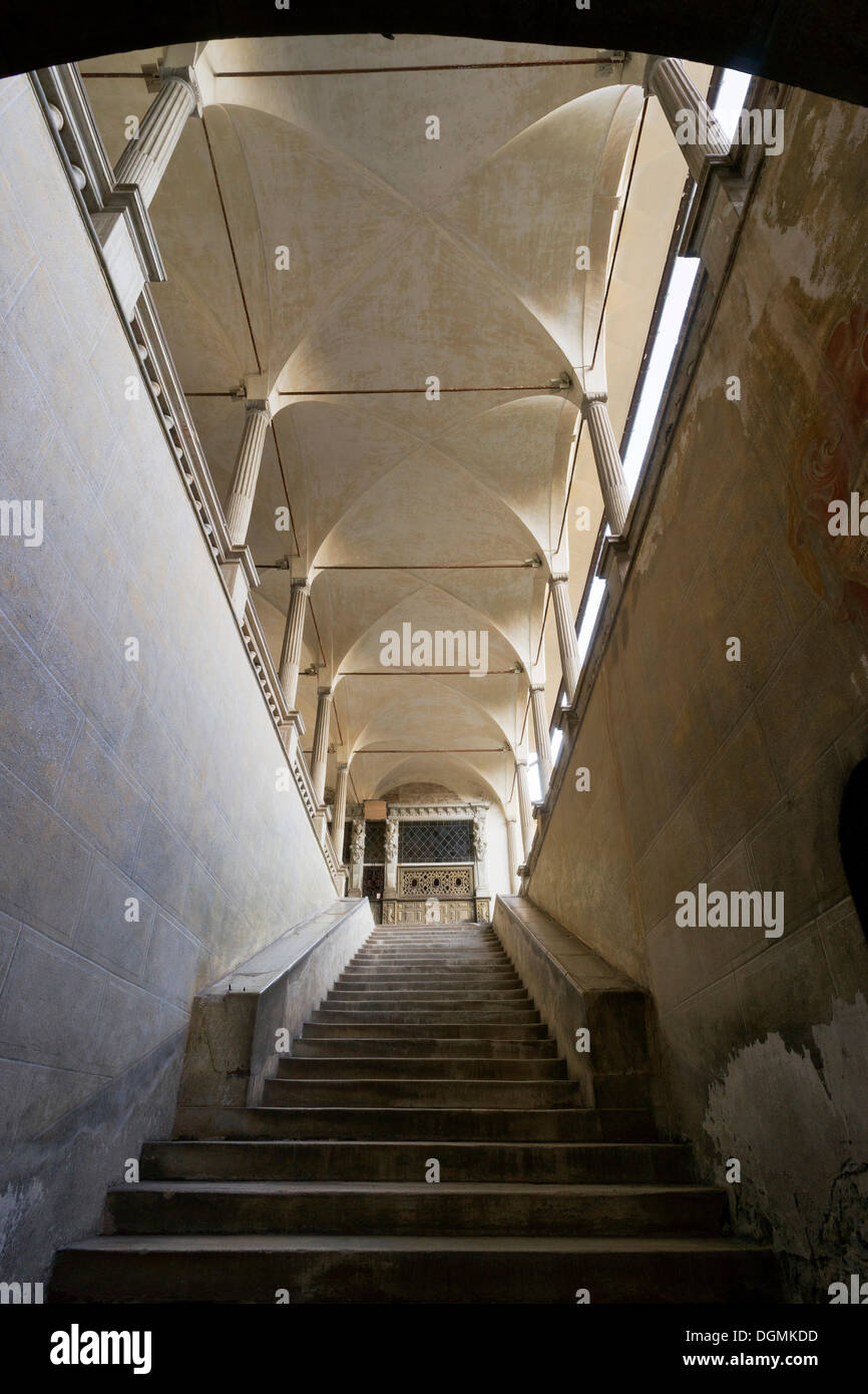 Holy stairs at Pilate's Palace, UNESCO World Heritage Site, Sacro Monte ...