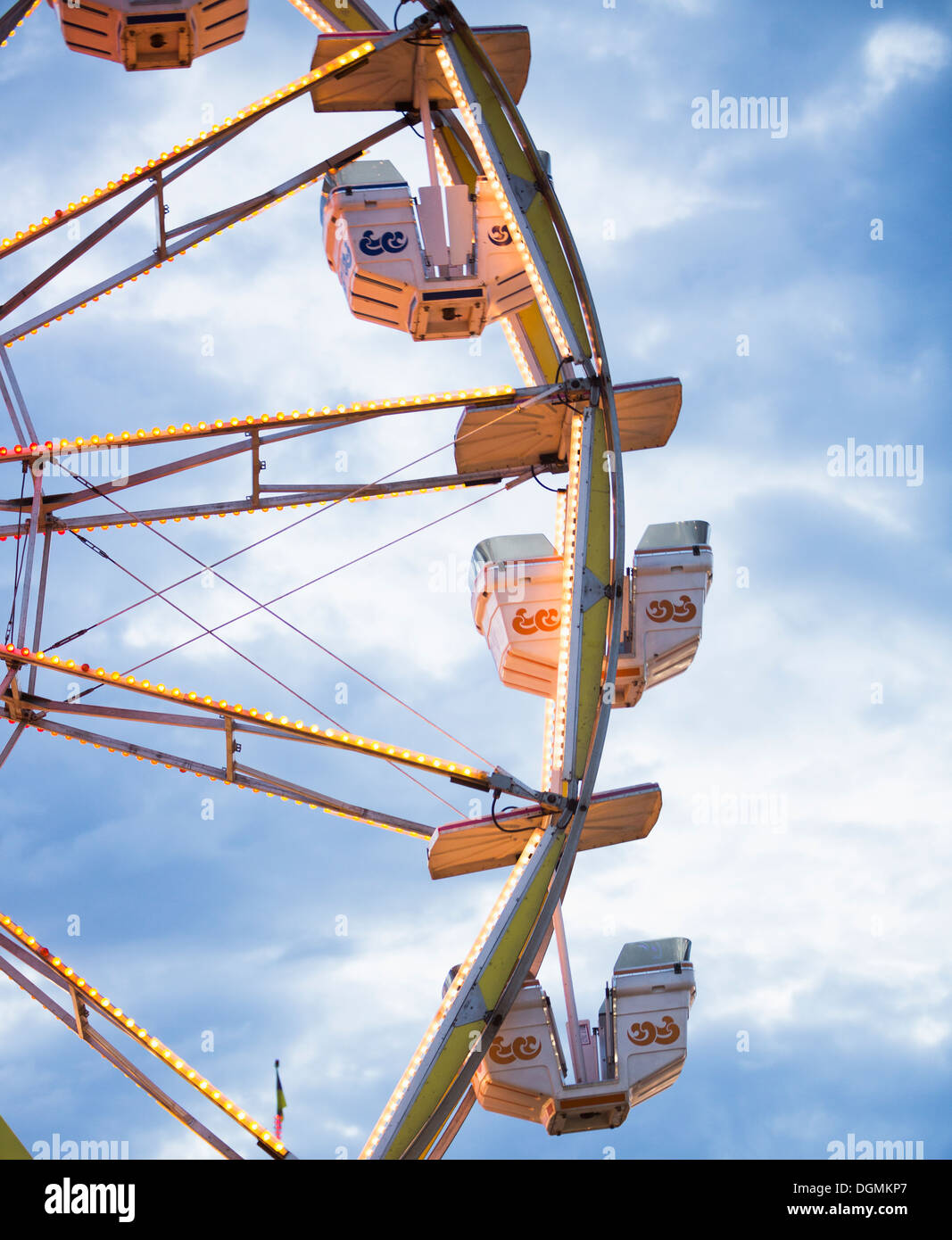 USA, Utah, Salt Lake City, Ferris wheel in amusement park Stock Photo ...