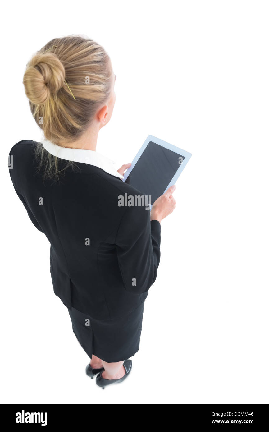 Attractive blonde female holding hi-res stock photography and images ...