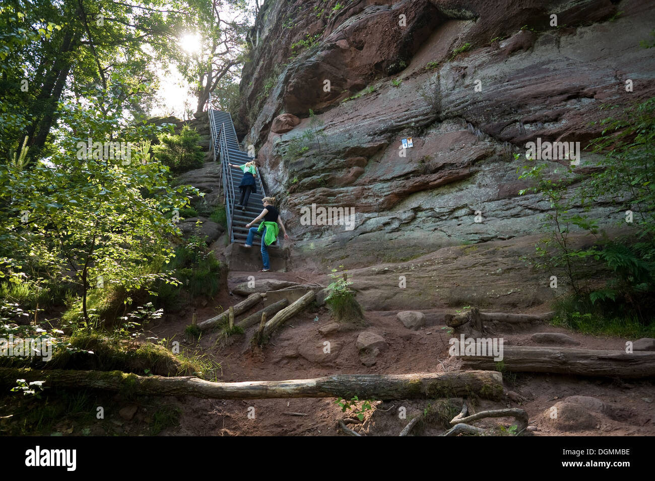 Werner Berg, Germany, the stairs to the observation deck on the ...