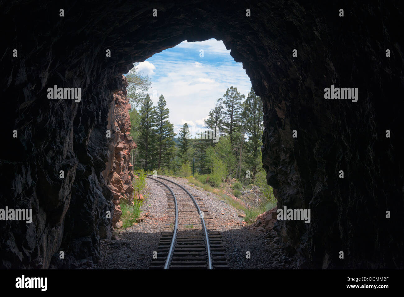 USA, Colorado, Narrow gauge railroad Stock Photo - Alamy