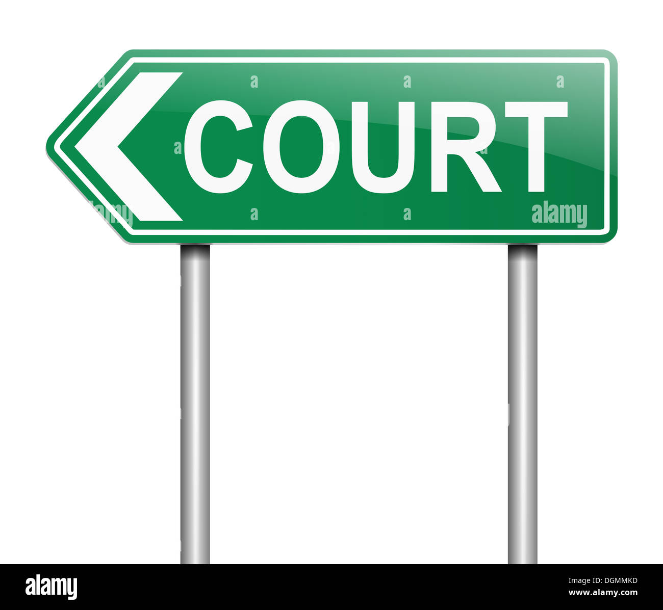 Court room bar Cut Out Stock Images & Pictures - Alamy
