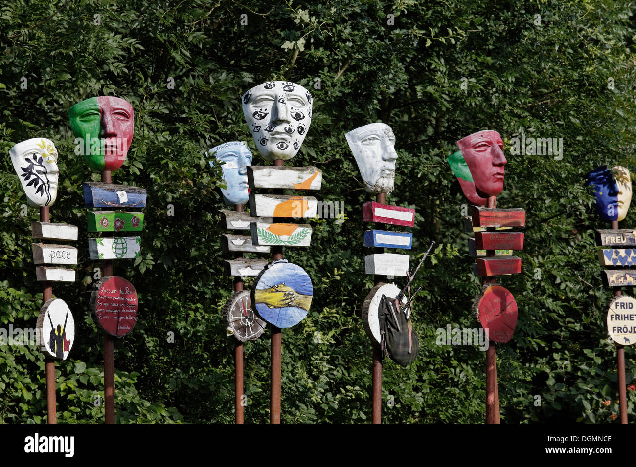 Campaign to turn military signs into peace signs, painted face masks on ...