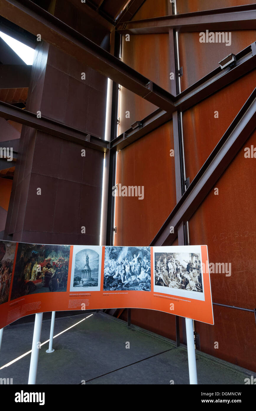Historical exhibition in the tower, Hermann Monument, Hermannsdenkmal ...