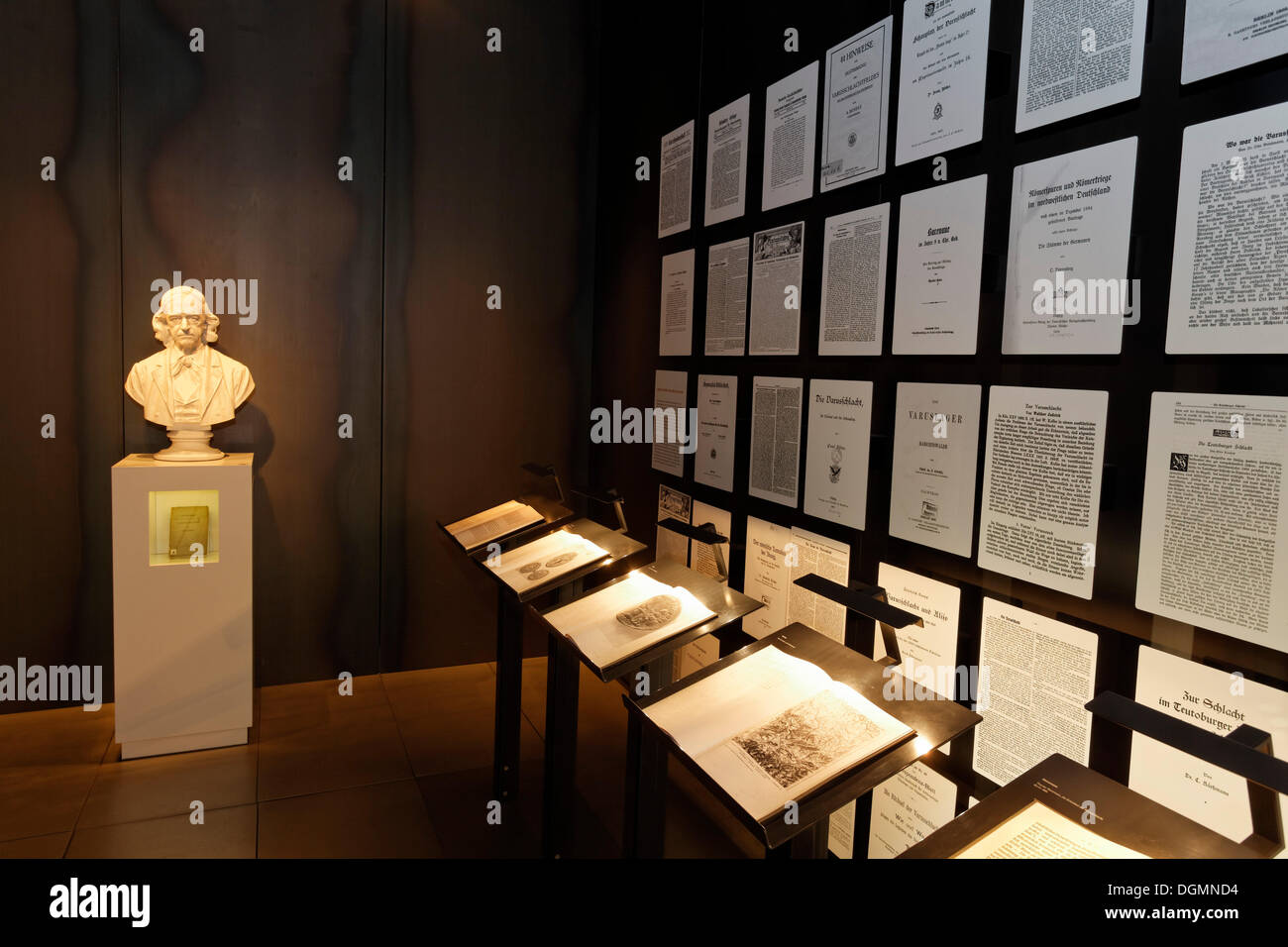 Bust of the historian Theodor Mommsen, Varus Battle or Battle of the ...