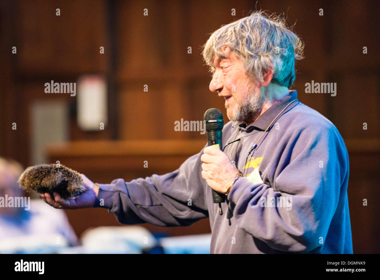 London, UK. 22nd Oct, 2013. Robin Page speaking at the Countryside ...