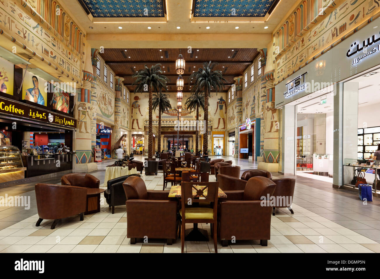 Ibn Battuta Shopping Mall, Egyptian section, Dubai, United Arab ...