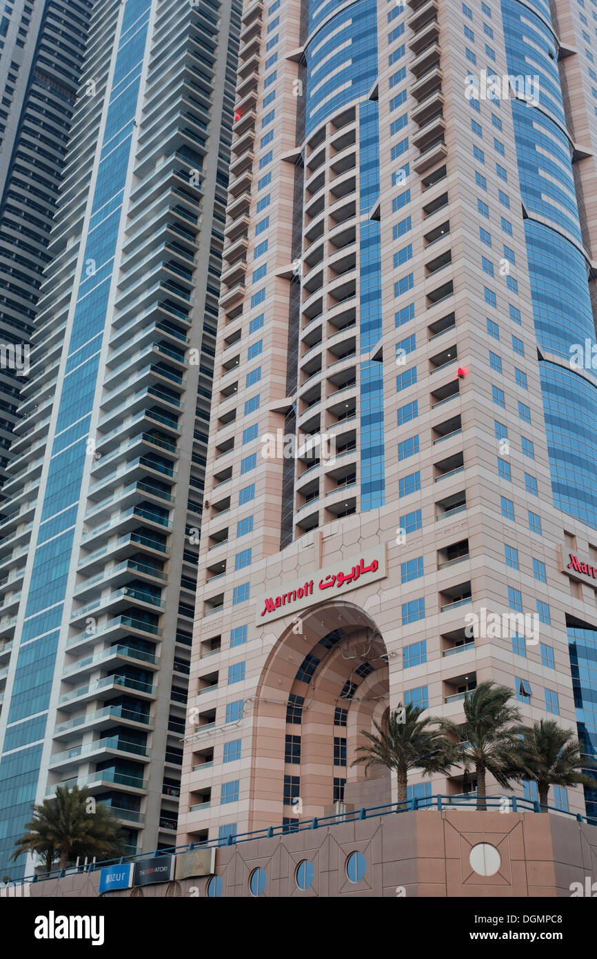 Dubai Marriott Harbour Hotel, Dubai Marina district, Dubai, United Arab ...