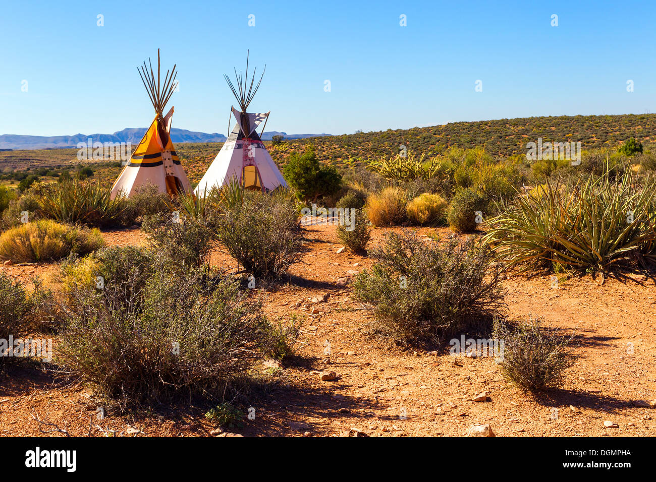 Native American Tepee Stock Photo - Alamy