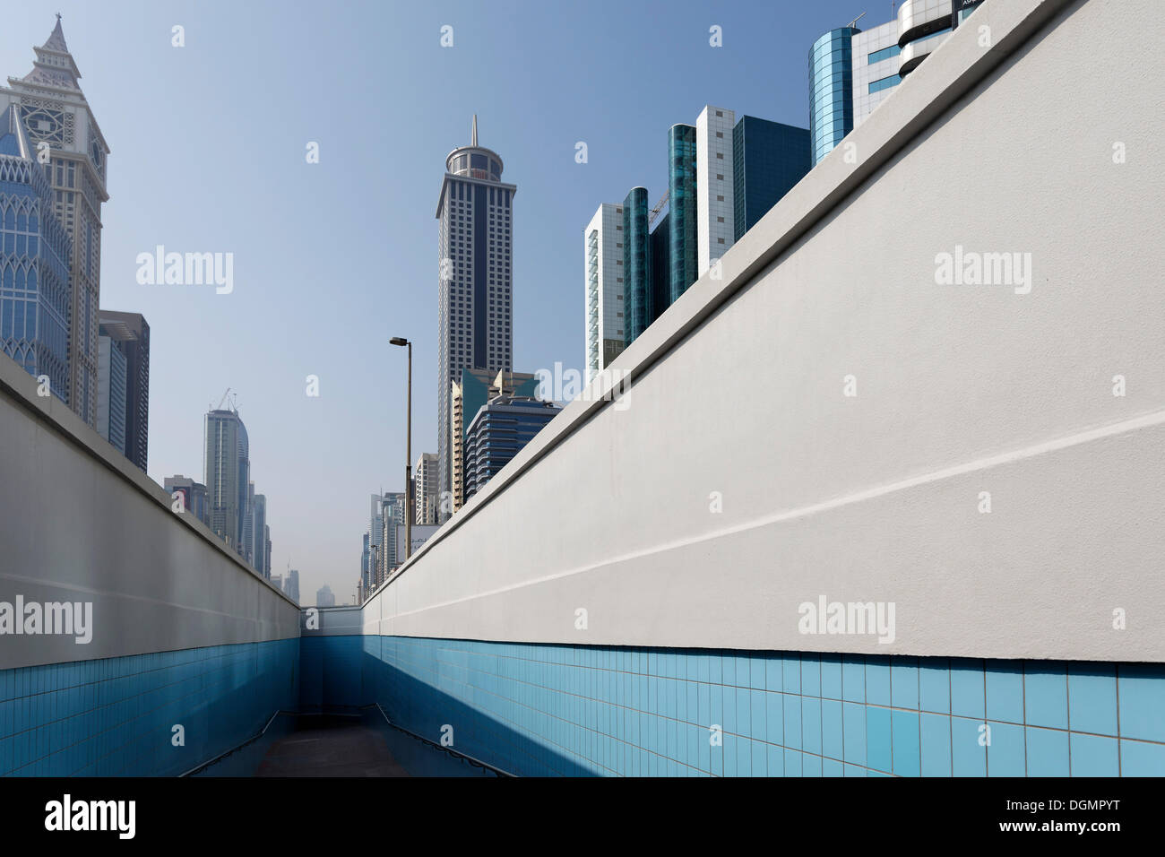 Dubai pedestrian underpass hi-res stock photography and images - Alamy
