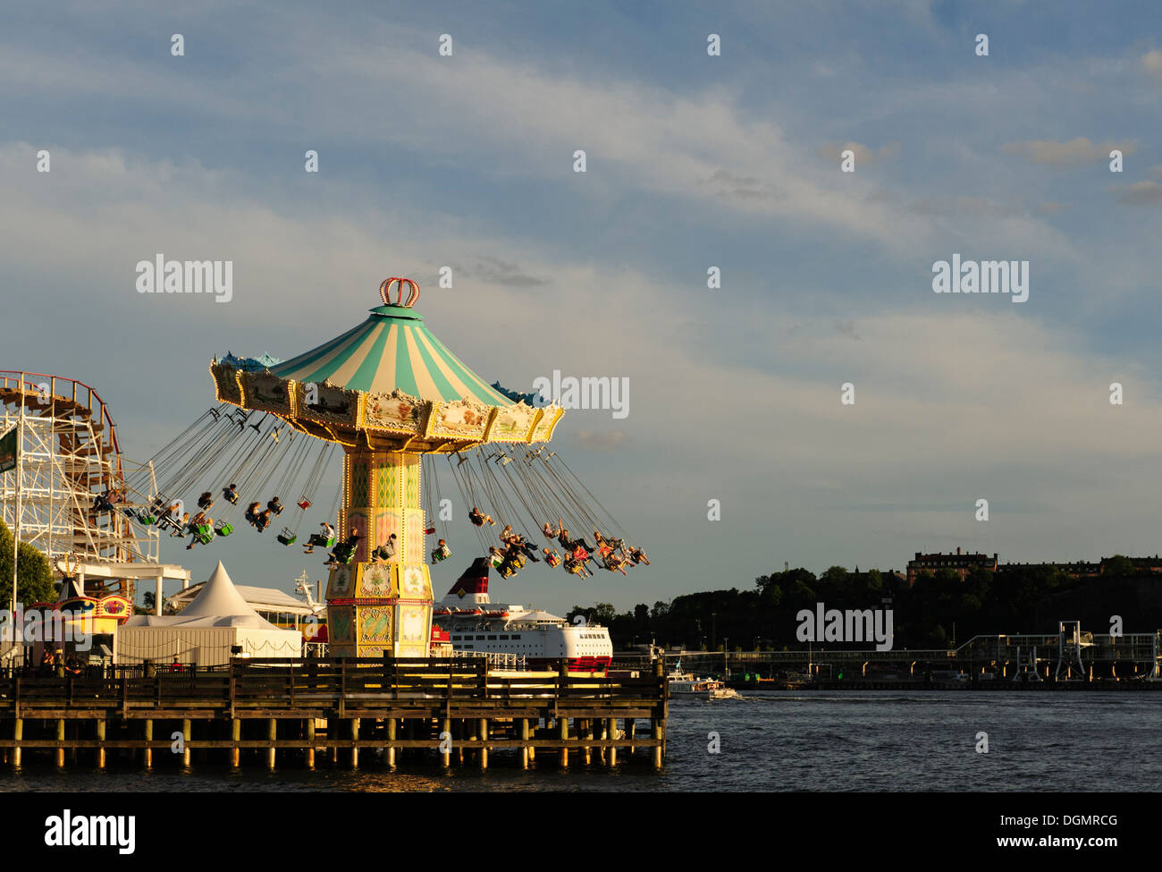 Merry Go Round Night Park High Resolution Stock Photography and Images ...