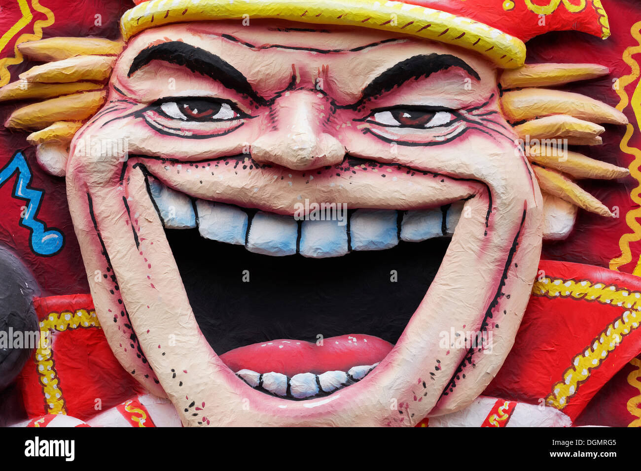 Campino, singer of the Toten Hosen, as a paper mache figure ...