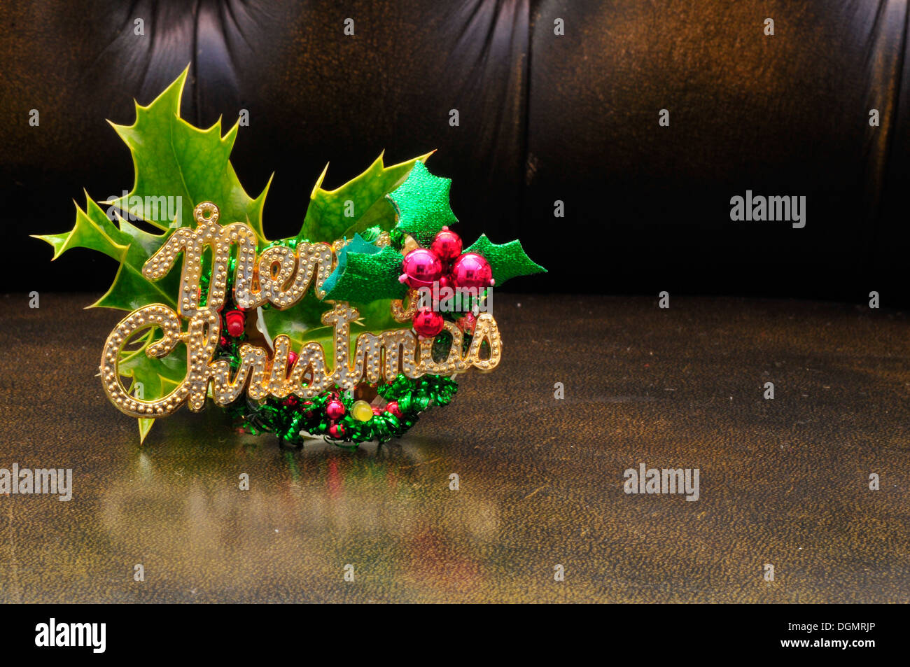 Merry Christmas Sign Stock Photo - Alamy