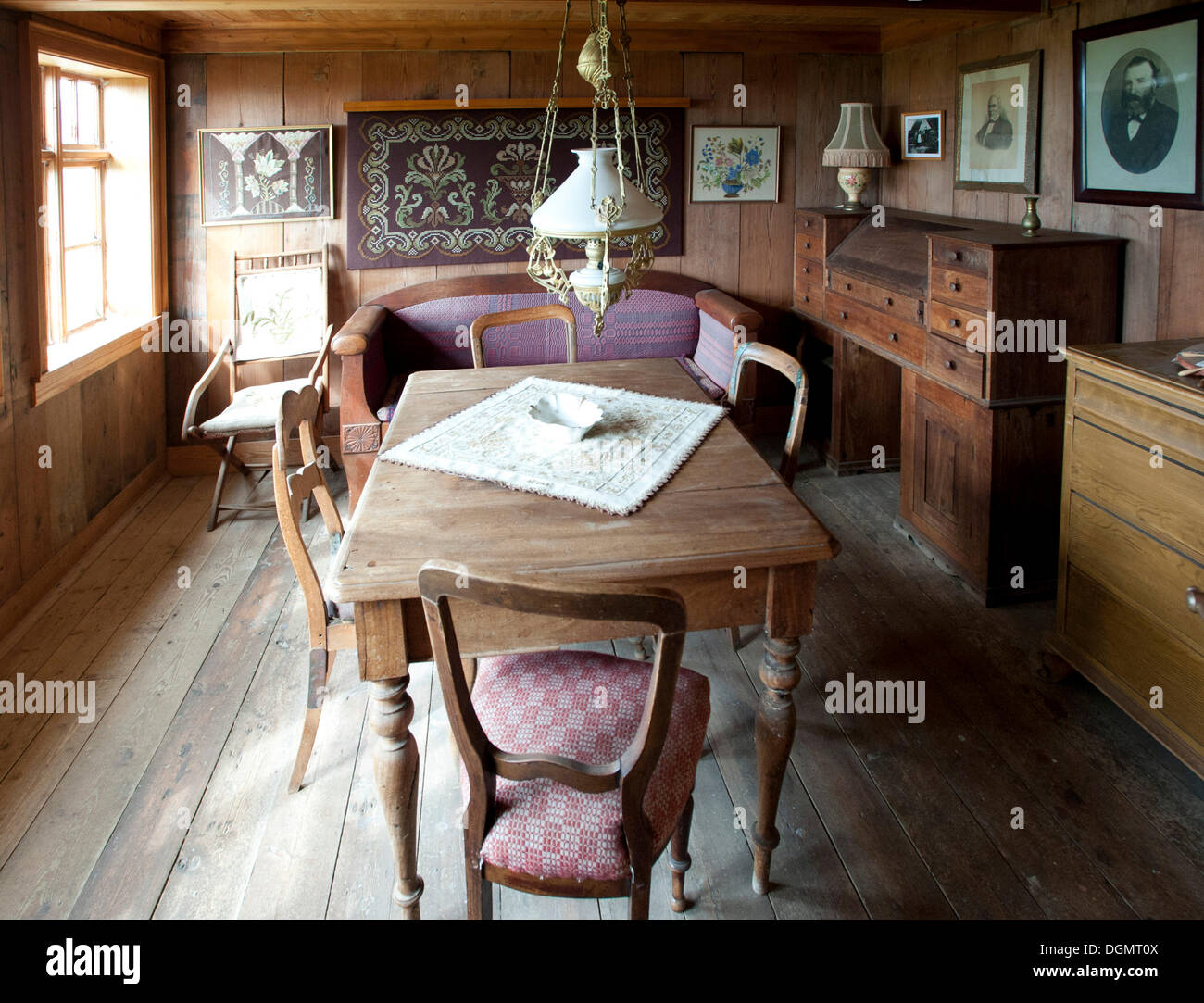 Inside A Sod House