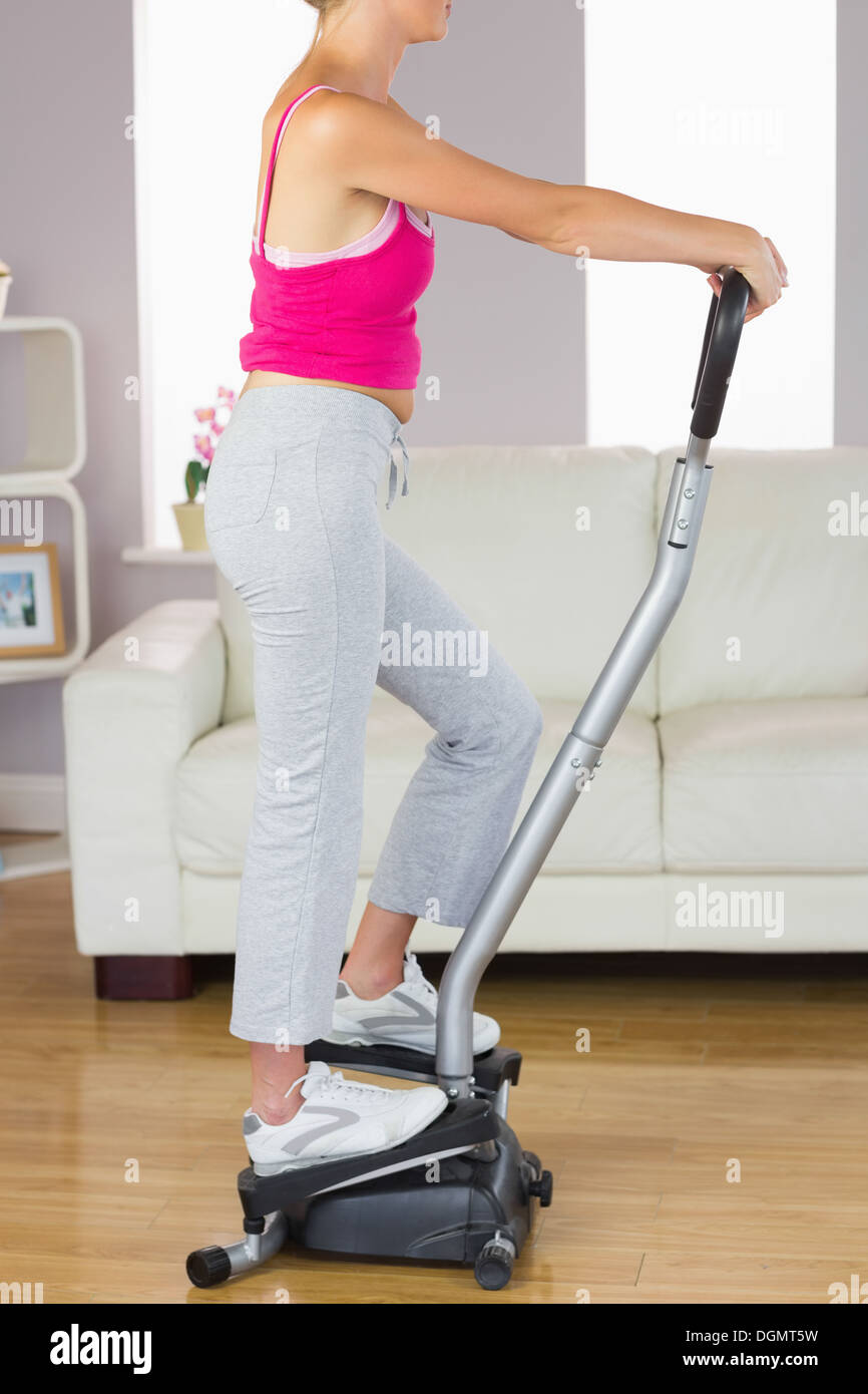 Side view athletic slim hi-res stock photography and images - Alamy