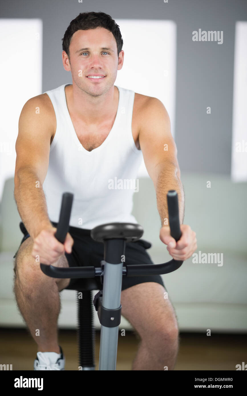Fit handsome man smiling hi-res stock photography and images - Alamy