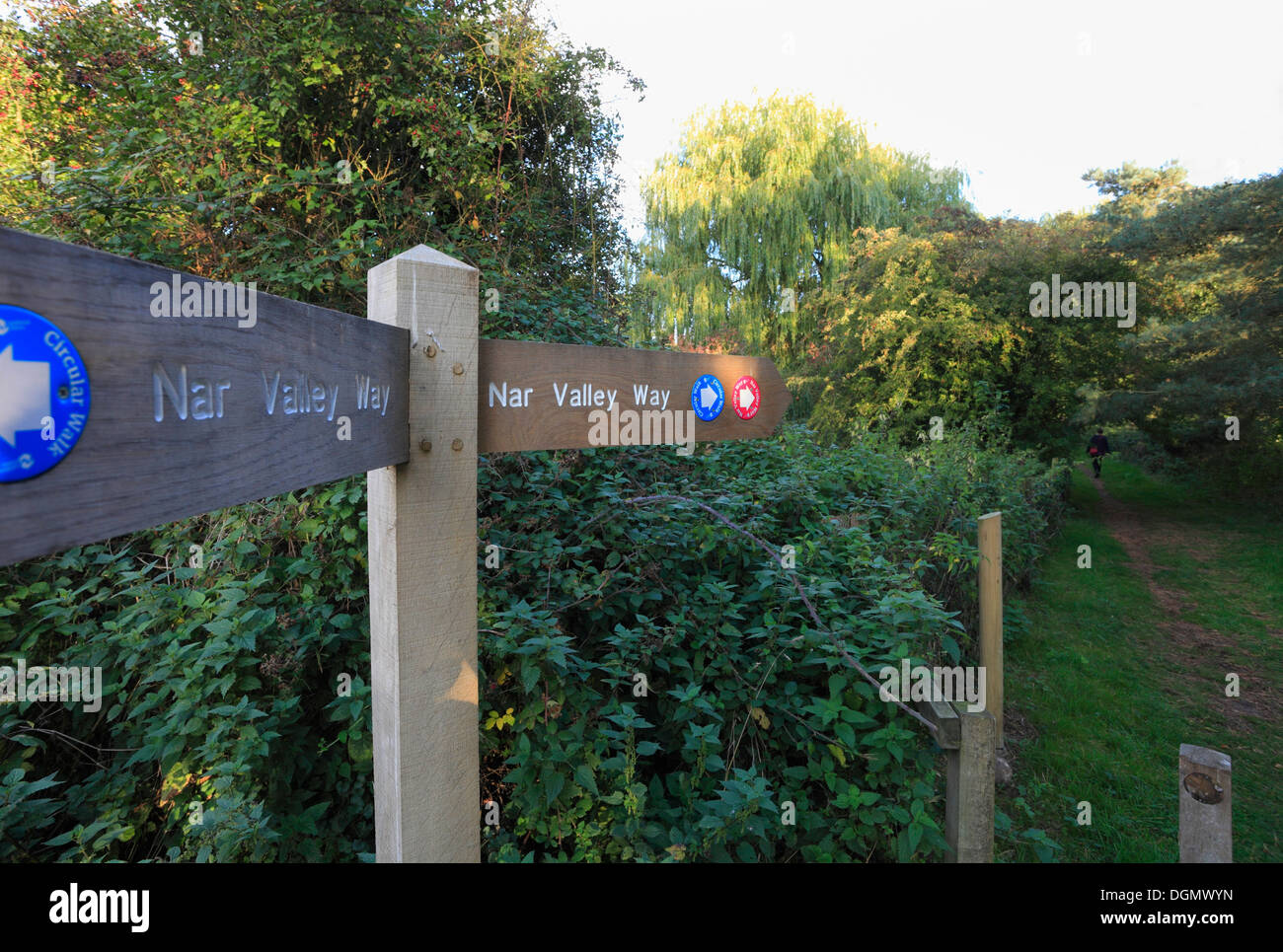 Walk this way sign hi-res stock photography and images - Alamy