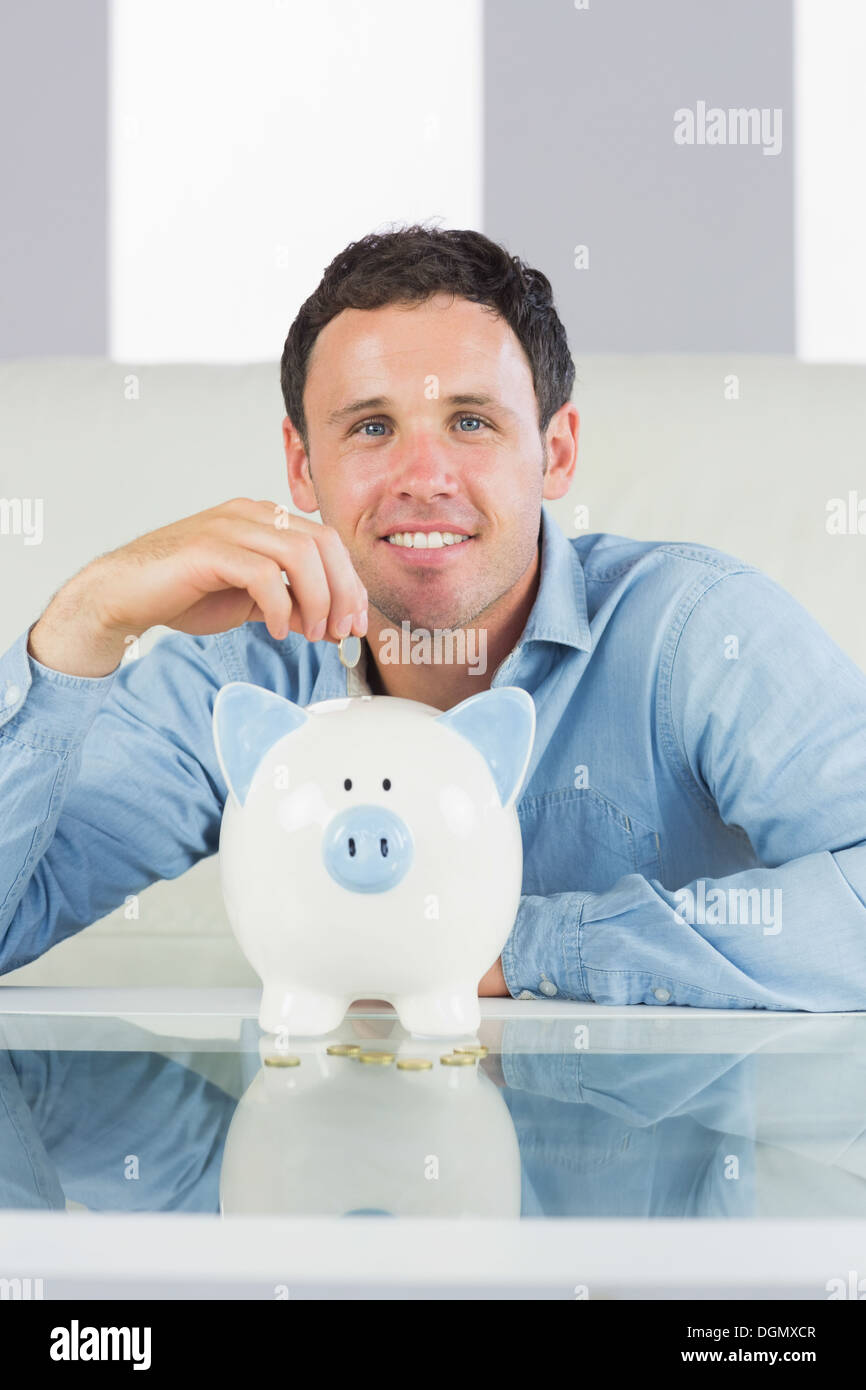 Bank man smiling hi-res stock photography and images - Alamy