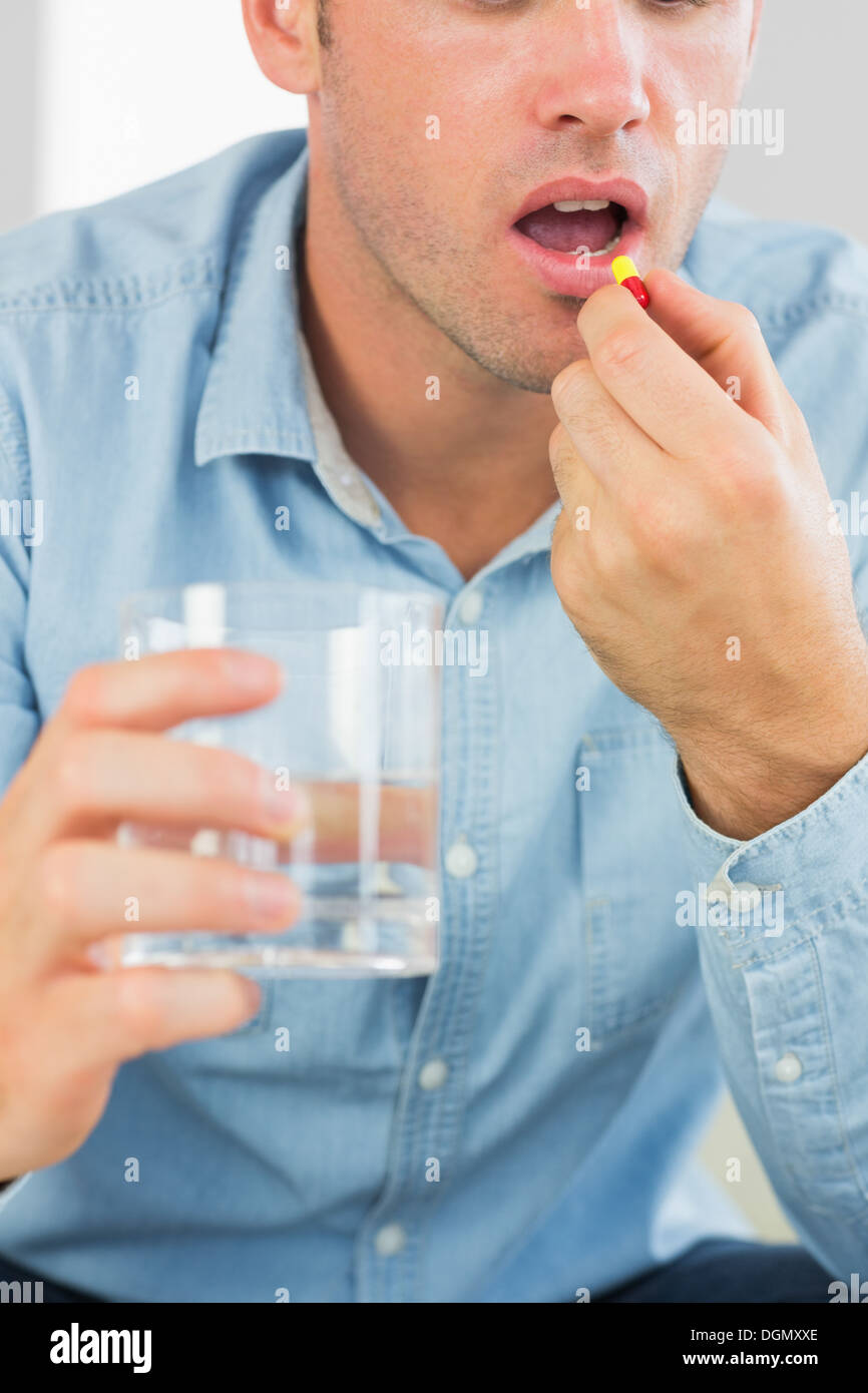 Close up sick man hi-res stock photography and images - Alamy