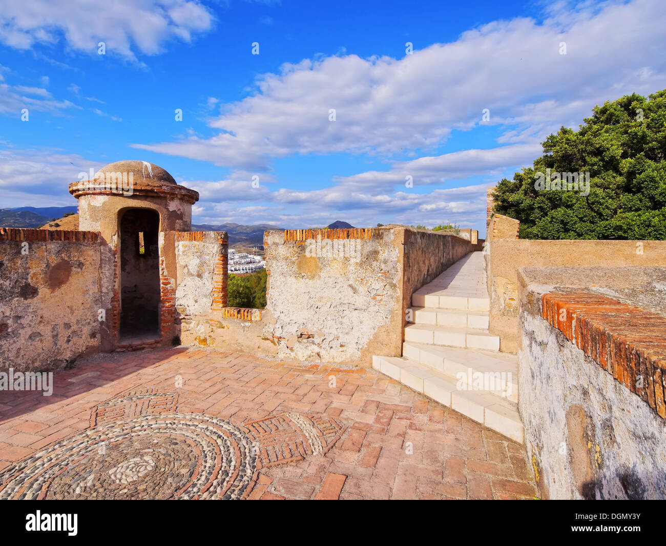 Castillo de Gibralfaro - castle on a Gibralfaro Mount in Malaga ...