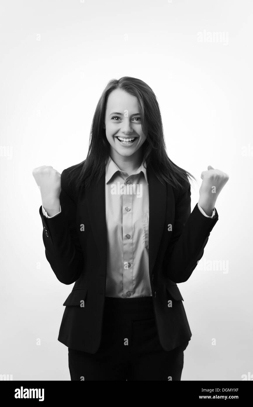 Celebrate success corporate Black and White Stock Photos & Images - Alamy