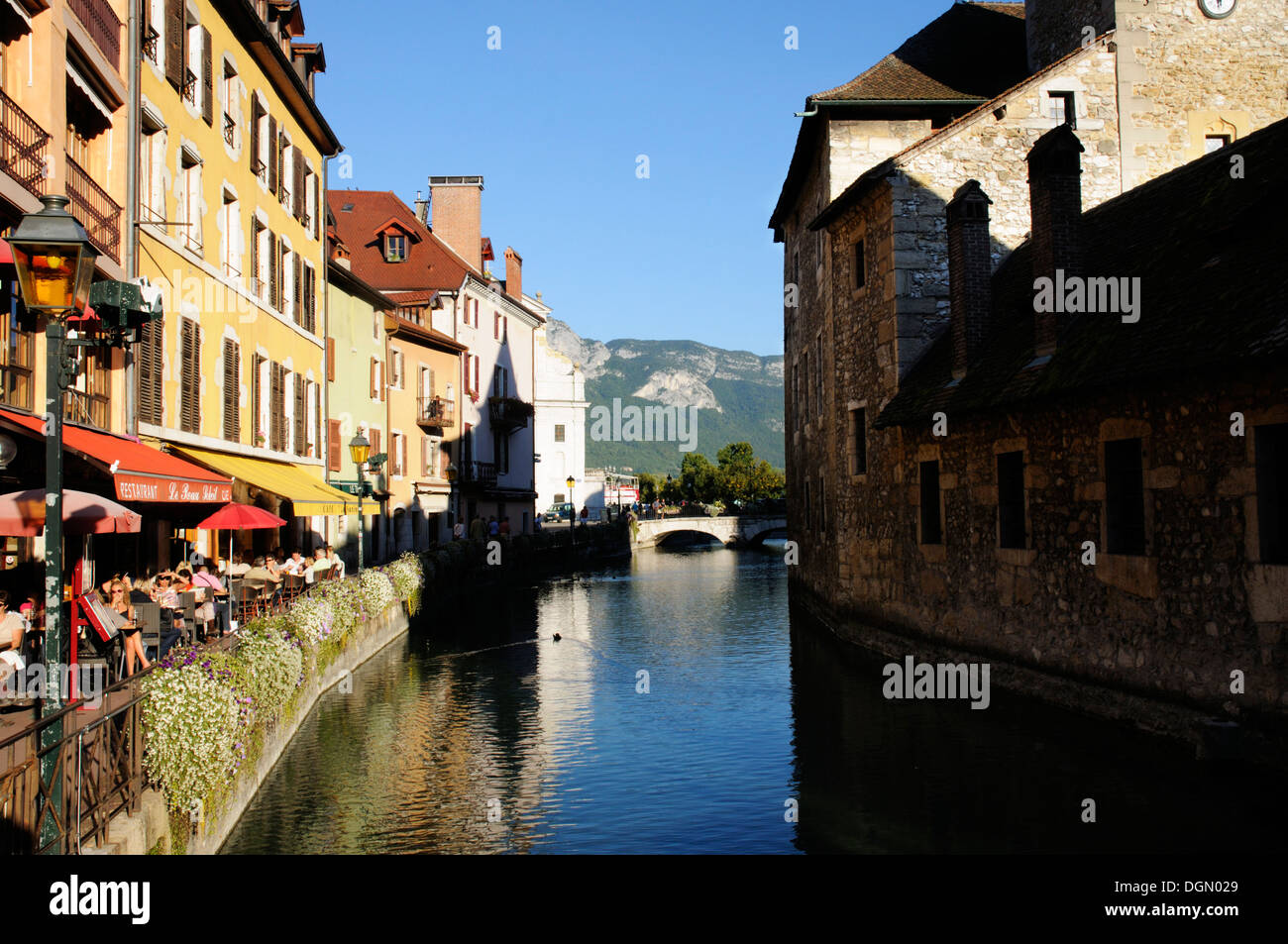 The shadow Annecy's famous Palais de l'Ile prison cast on the old ...