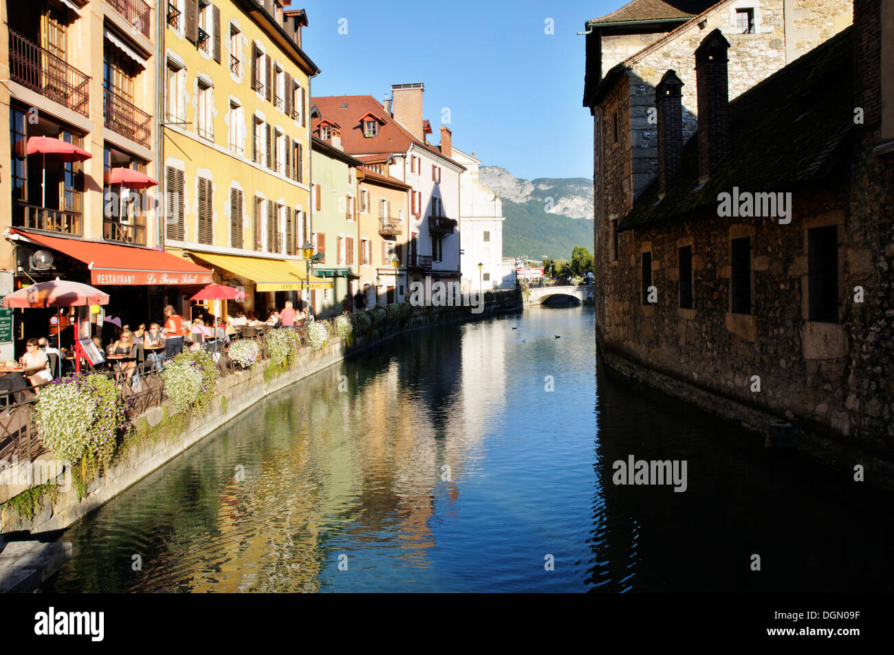 The shadow Annecy's famous Palais de l'Ile prison cast on the old ...