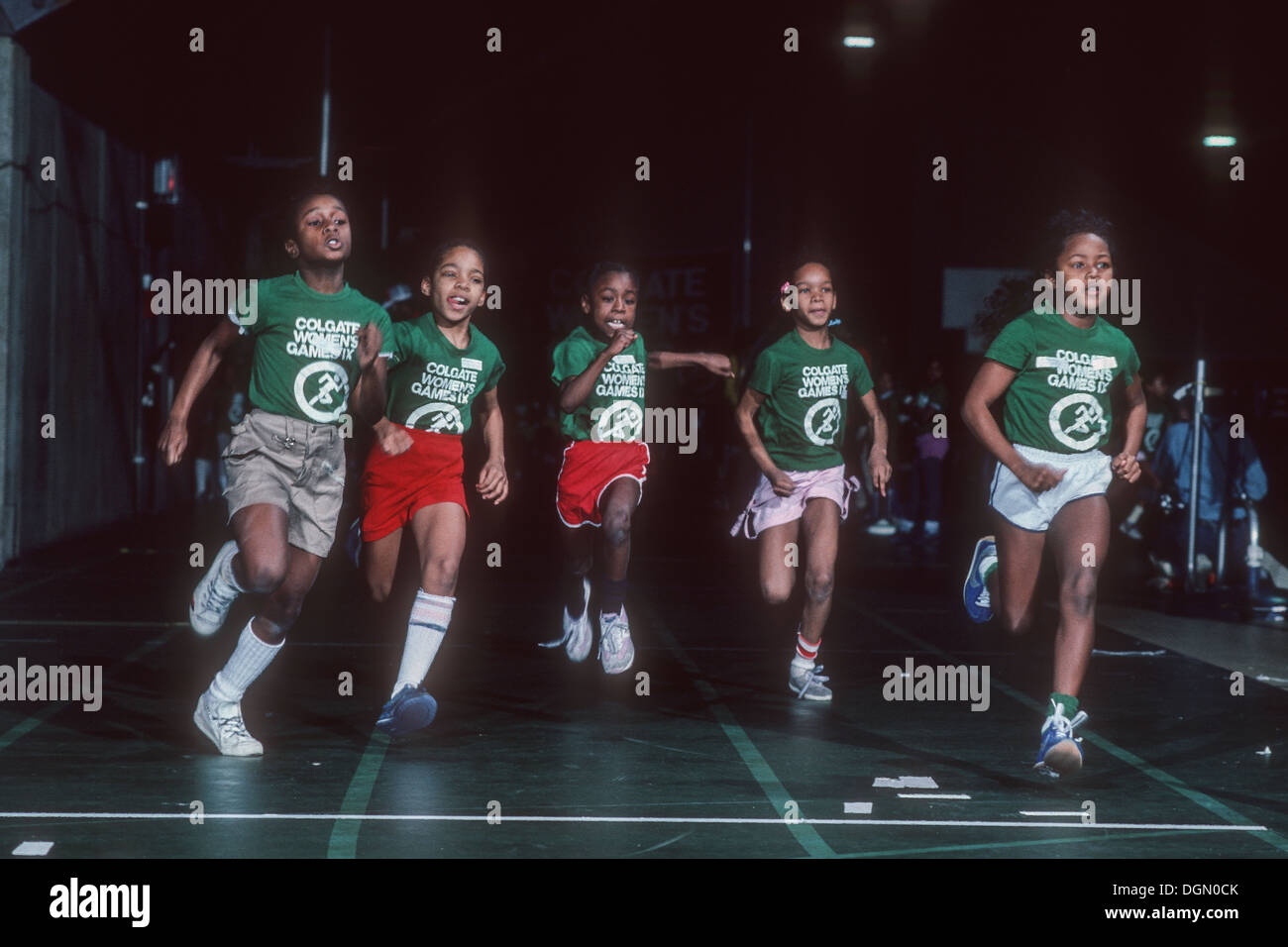 Girls competing colgate games in hi-res stock photography and images ...