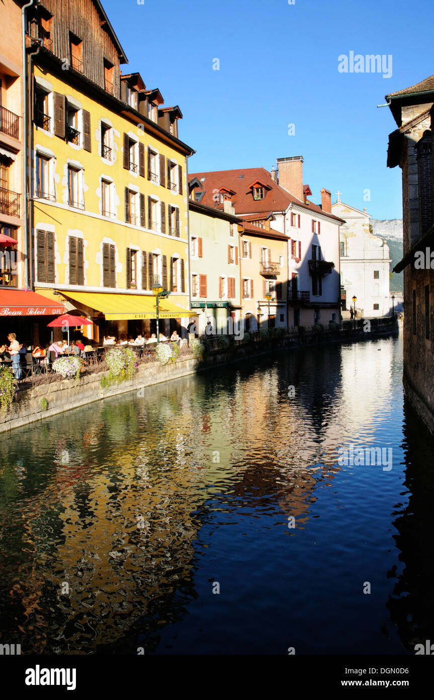 The shadow Annecy's famous Palais de l'Ile prison cast on the old ...
