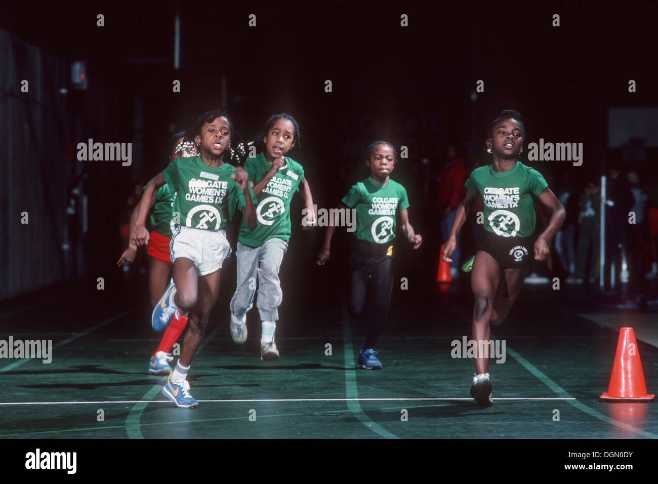 Girls competing colgate games in hi-res stock photography and images ...