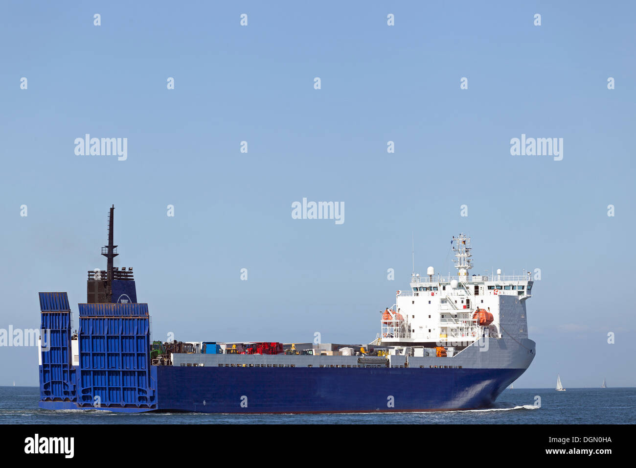 Freight vessel on the Baltic Sea near Kiel, Germany Stock Photo - Alamy