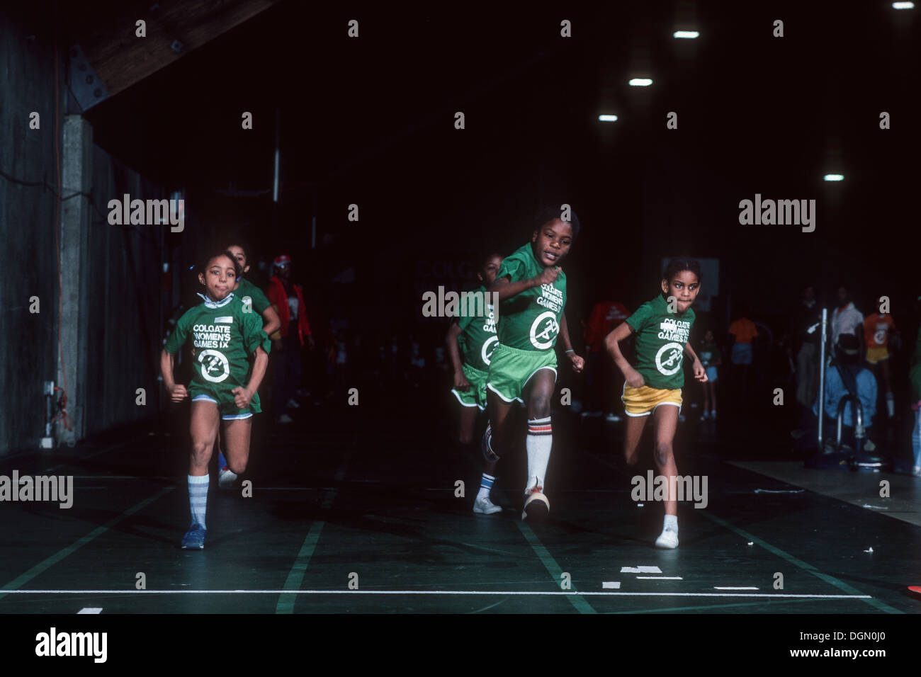 Girls competing colgate games in hi-res stock photography and images ...