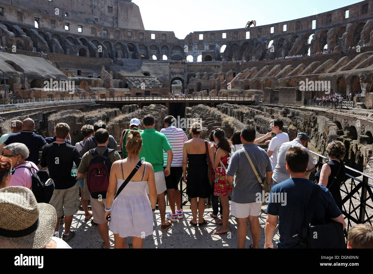 Rome, Italy, tourists visit the Colosseum Stock Photo - Alamy
