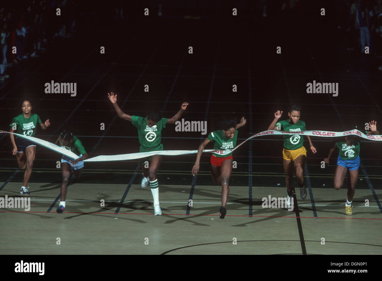 Girls competing colgate games in hi-res stock photography and images ...